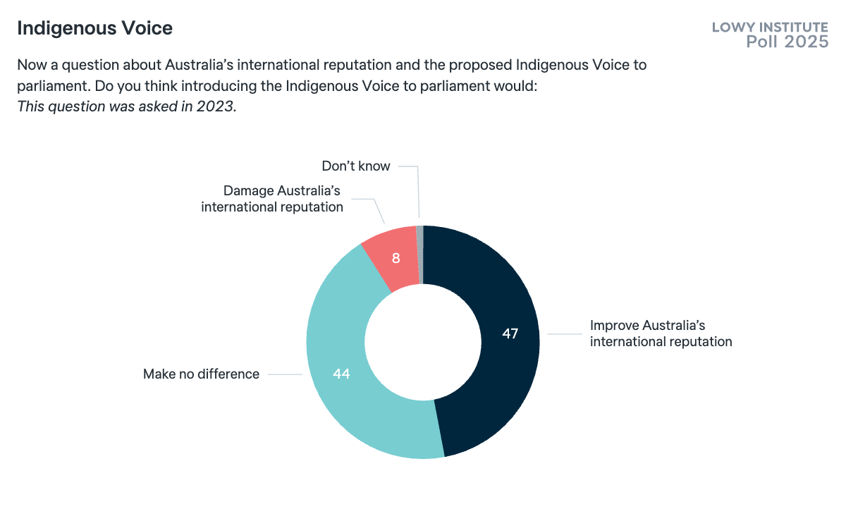 Indigenous Voice - Lowy Institute Poll
