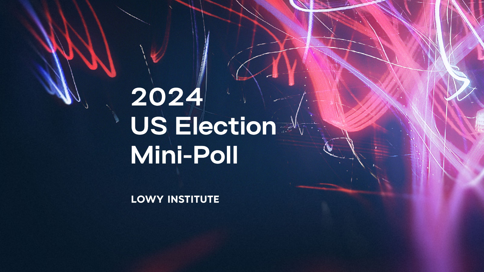 2024 US Election Mini-Poll - Lowy Institute Poll